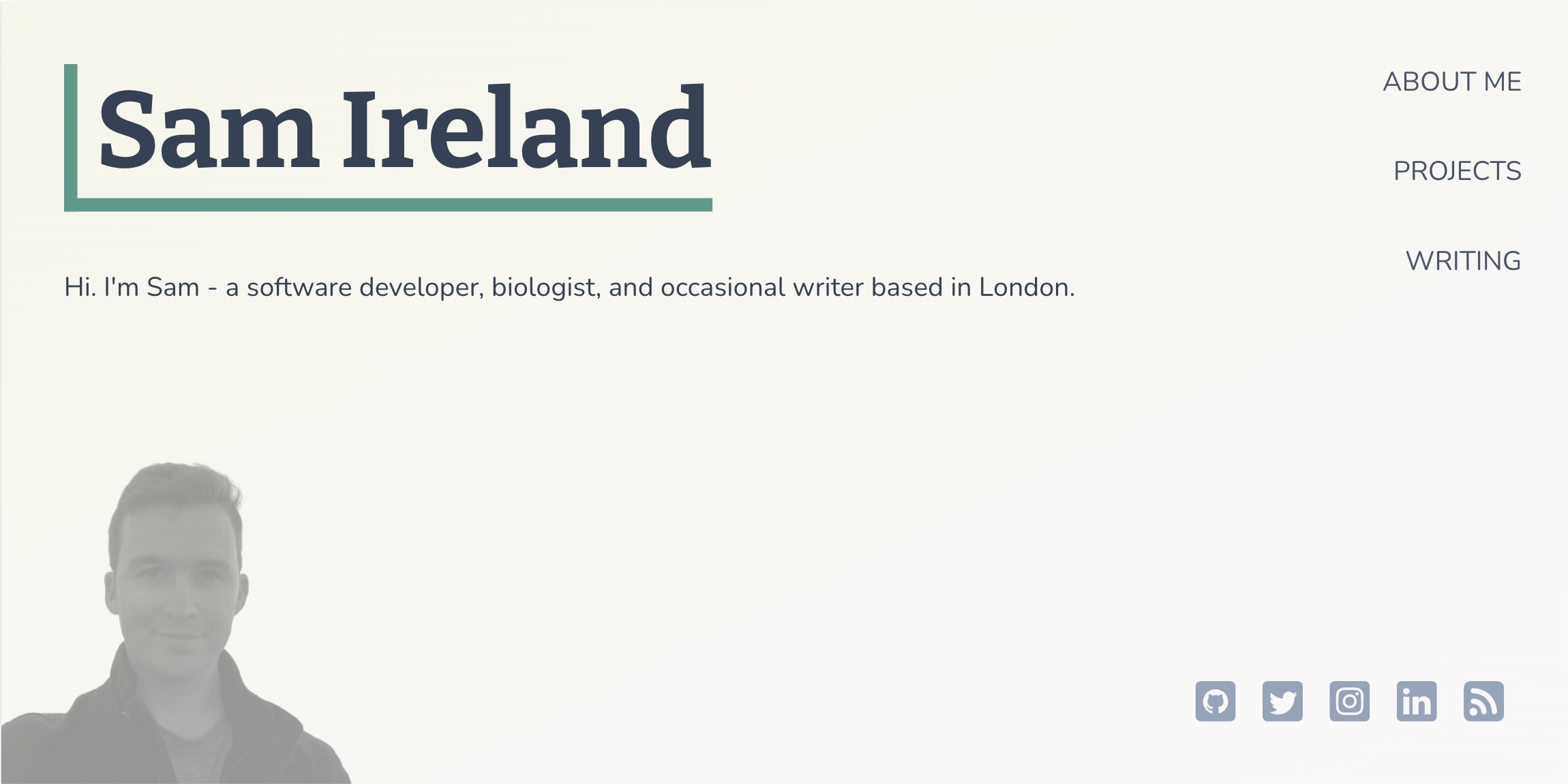 Sam Ireland - Developer, PhD and Writer